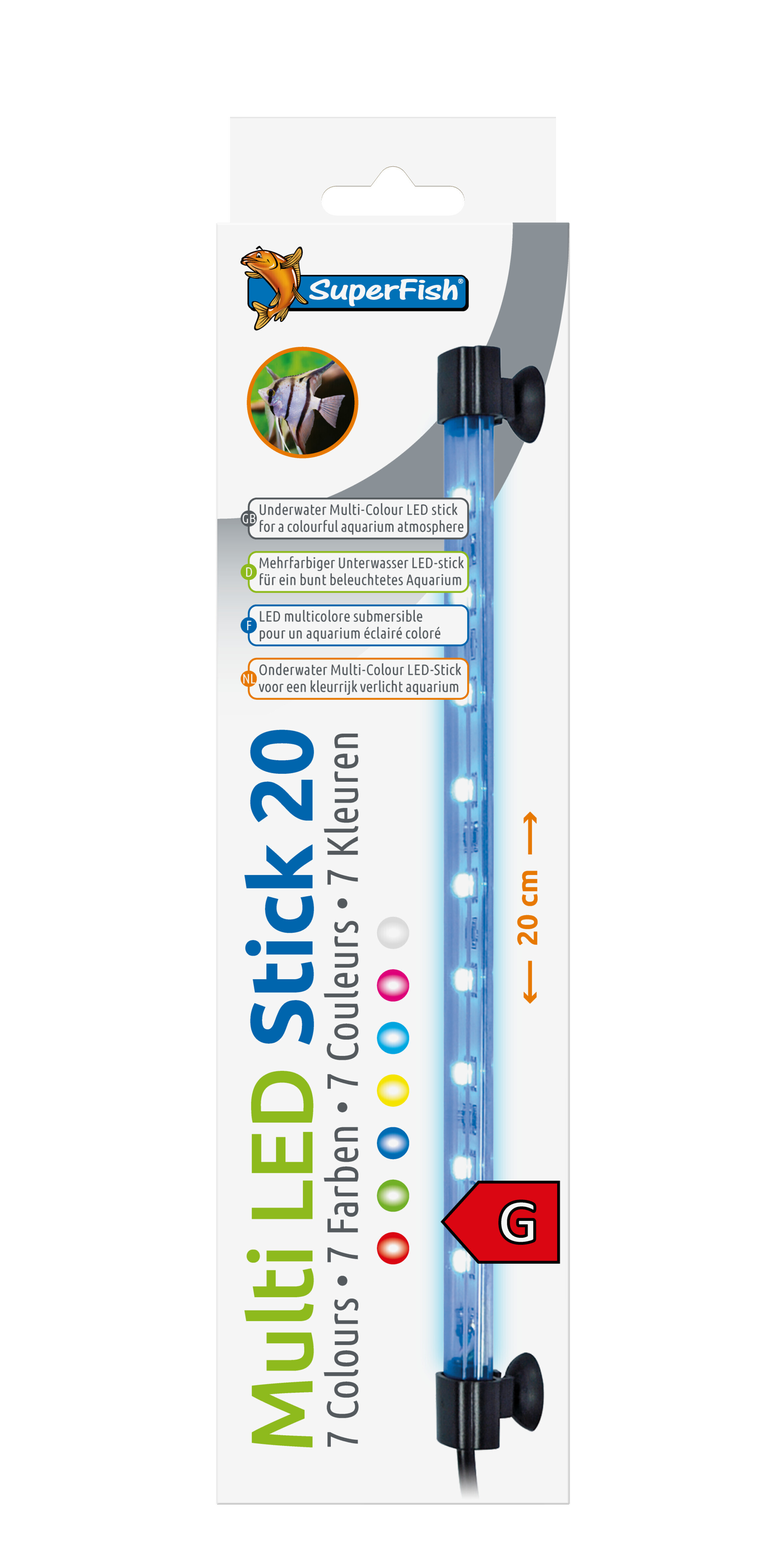 Superfish Multi Led Stick 20cm | Energiezuinige Aquariumverlichting Superfish Multi Led Stick 20cm | Energiezuinige Aquariumverlichting